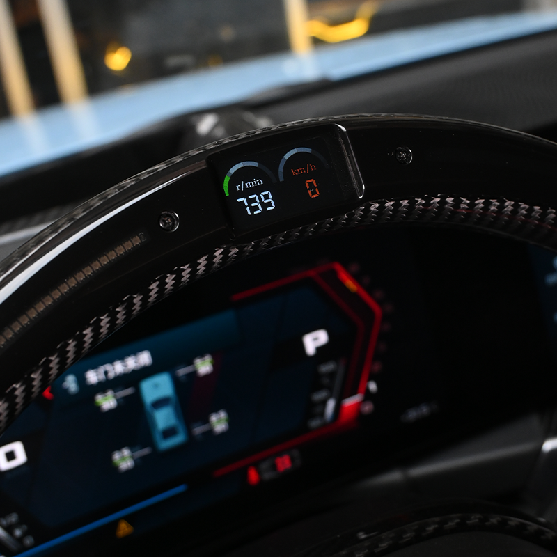 Dry Carbon Fiber Steering Wheel With LED Screen Display For BMW G80 M3 ...